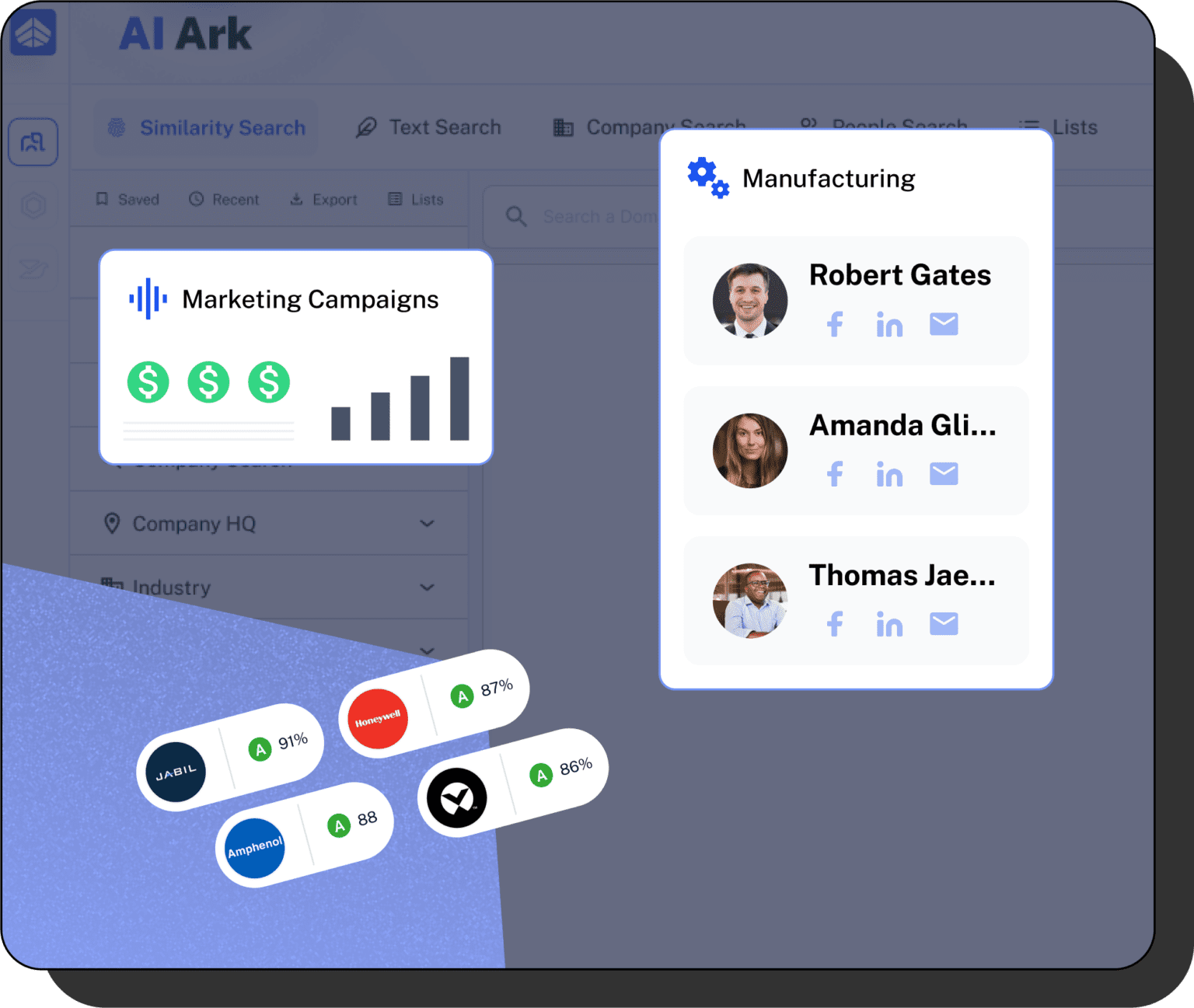 AI Company Search - AI Ark | B2B Data Center Powered With AI