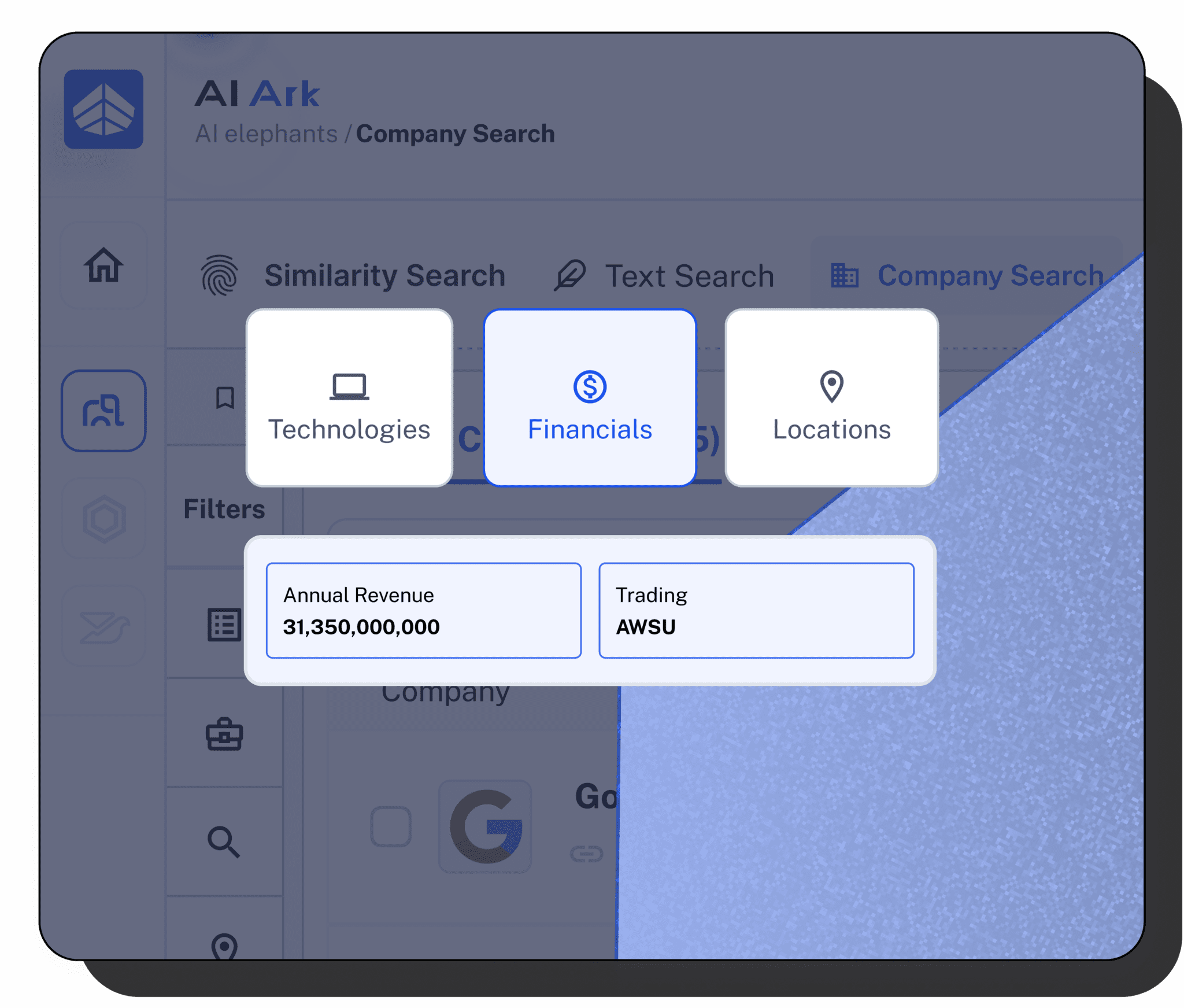 AI Company Search - AI Ark | B2B Data Center Powered With AI